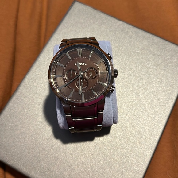 Fossil | Accessories | Fossil Brown Stainless Steel Watch | Poshmark